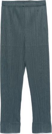 Issey Miyake Femme, Pantalons, Bleu, Taille: 46 FR Straight Pantalons