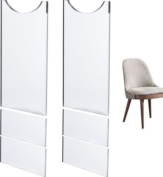 Generic M&ouml;bel-St&ouml;psel - 6 St&uuml;ck aus Acryl, Sofa-Couch f&uuml;r Wand - verstellbare Sto&szlig;f&auml;nger, F&uuml;llschutz f&uuml;r Bodenschrank, Sofa