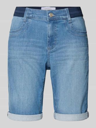 Angels Jeansshorts mit Umschlag und elastischem Bund