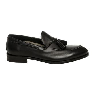 Jerold Wilton Homme, Chaussures, Noir, Taille: 43 EU Mocassins &agrave; pompons et la&ccedil;age (Art. 1161)