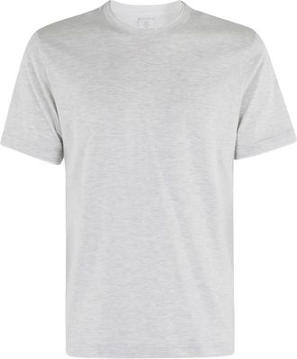 Eleventy Homme, Tops, Gris, Taille: XL T-shirt col rond avec d&eacute;tails
