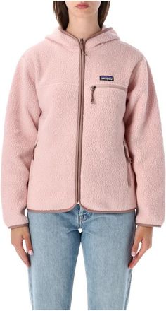 Patagonia Retro Pile Hoody - - Sport - Damen - Rosa - M