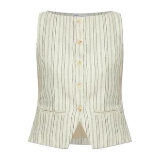 Sams&oslash;e & Sams&oslash;e Femme, Vestes, Beige, Taille: 42 FR Saloves Vest