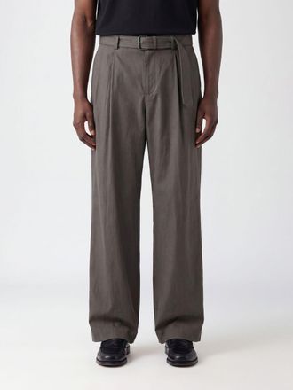 Dries Van Noten Weit geschnittene Baumwollhose mit verstellbarer Taille