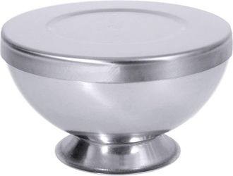 Contacto Edelstahl Eisbombenform mit Deckel, 14 cm