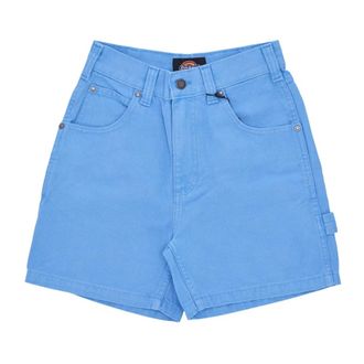 Dickies Azure Canvas Kurze Hose - - Shorts - Damen - Blau - W27