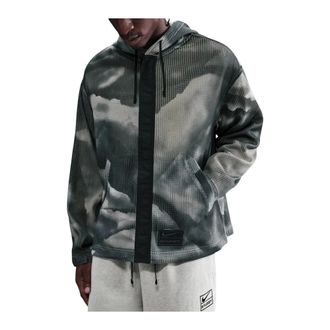 Nike Ghillie All-Over Print Hoodie - - Sport - Herren - Schwarzk - S
