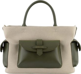 Pourchet Femme, Sacs, Vert, Taille: ONE Size Reporter Bag