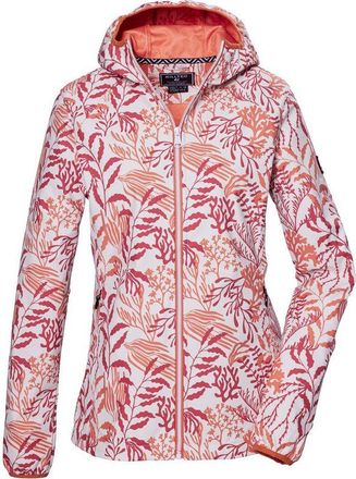 Killtec Softshelljacke KOS 56 WMN SFTSHLL JCKT Wasserabweisende, winddichte Softshelljacke mit floralem Print