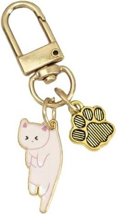 Generic Porte-cl&eacute;s Chat De Dessin Anim&eacute; - Porte-cl&eacute;s Et Adorable Pour Chat | Chat Chaton Animaux Charme Pendentifs | Porte-cl&eacute;s Lovely Kitty | Porte-cl&eacute;s Esth