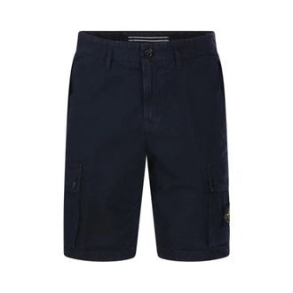 Stone Island Homme, Shorts, Bleu, Taille: W31 Slim Bermuda