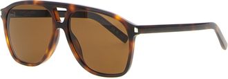 Saint Laurent SA343034BM Sunglasses - Brown