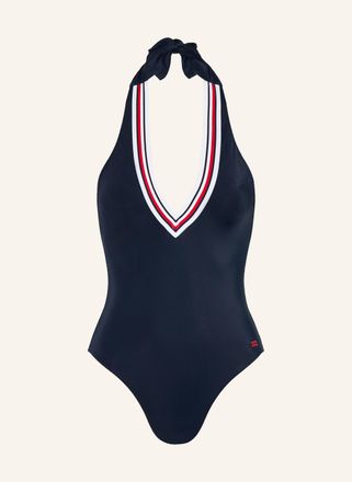 Tommy Hilfiger Neckholder-Badeanzug blau