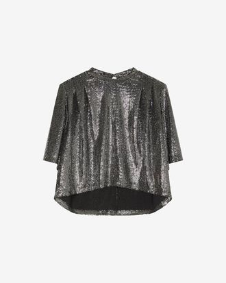 Isabel Marant Haut Delfi - Femme - Argent - Taille 34 - Marant &Eacute;toile