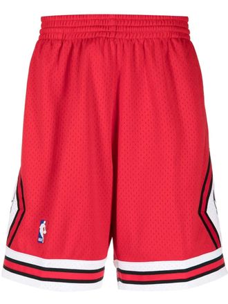 Mitchell & Ness NBA Chicago Bulls Joggingshorts - Rot