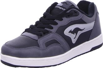 Kangaroos Unisex K-Slam Point Sneaker, Steel Grey/Jet Black, 39 EU