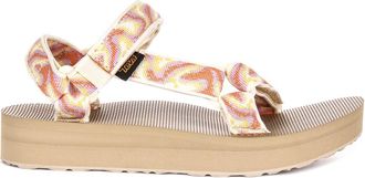 Teva Beige Damen Plateau Sandalen - - Shoes - Damen - Mehrfarbig - 41 EU