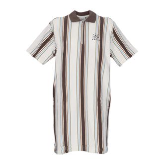 HUF Gestreiftes Polo Strickkleid Off White - - Dresses - Damen - Mehrfarbig - S
