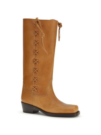PARIS TEXAS Womens Roxanne Boots Cuoio