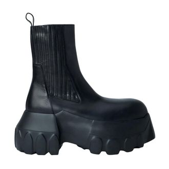 Rick Owens Beatle Mega Tractor Boots - - Shoes - Herren - Schwarzk - 45 EU