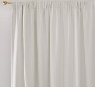 La Redoute Interieurs Rideau Thermique Lin Galon Fronceur Coline