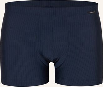Schiesser Boxershorts Pure Micro blau