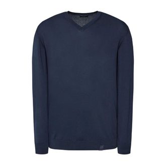 North Sails Crewneck Strickwaren Navy Baumwolle Eco Fein - - Tops - Herren - Blau - M