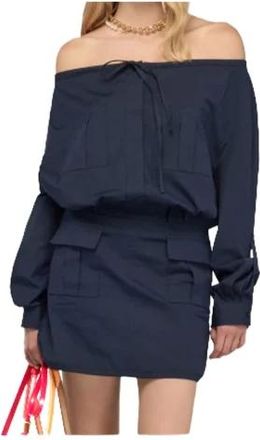 Semicouture Damen, Kleider, Blau, XLGr&ouml;&szlig;e
