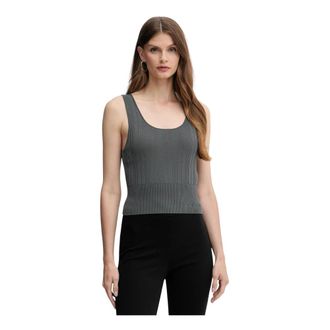 A|X Armani Exchange &Auml;rmelloses Stricktop - - Tops - Damen - Grau - XS