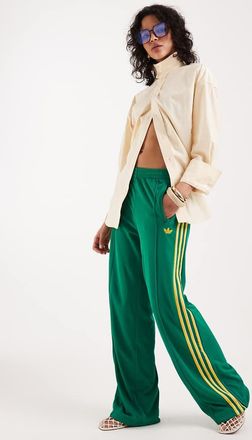 adidas Originals Firebird - Pantalon de jogging ample - Vert et jaune
