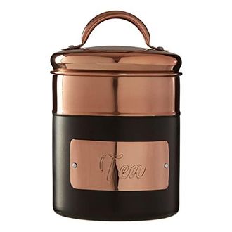 Premier Prescott Charcoal/Copper Tea Canister