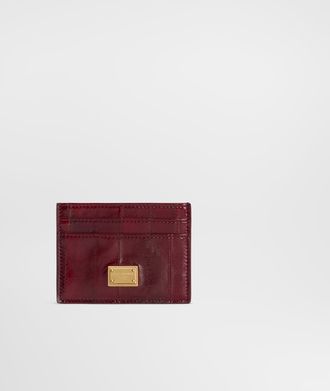 Dolce & Gabbana Kartenetui Aus Aalleder - Frau Collection Rot Onesize