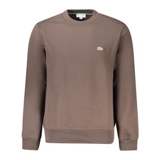 Lacoste Homme, Sweatshirts et sweats &agrave; capuche, Brun, Taille: L SweaT-shirt &agrave; manches longues