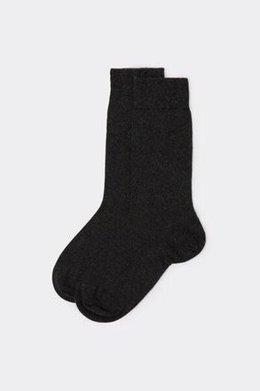 Calzedonia Kurze Herrensocken Mit Kaschmir Grau
