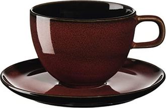 ASA Tischgedeck Tasse mit Untertasse rot