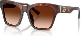 Dolce & Gabbana Femme, Accessoires, Rouge, Taille: 53 MM Lunettes de soleil carr&eacute;es