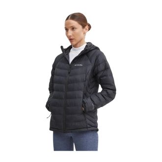 Columbia Powder Lite II Hooded Jacket - - Sport - Damen - Schwarzk - XS