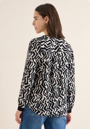 Cecil Langarmbluse aus softer Viskose