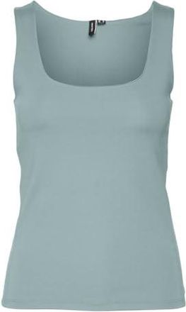 Vero Moda Square Vmmillion SL Carr&eacute;e Top 2-Way JRS Noos, Gris Brumeux, XS Femmes