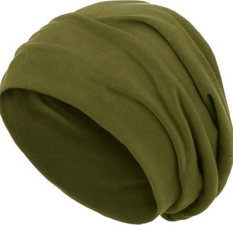 style3 Slouch Beanie aus atmungsaktivem, feinem und leichten Jersey Unisex M&uuml;tze Haube Bini Einheitsgr&ouml;&szlig;e