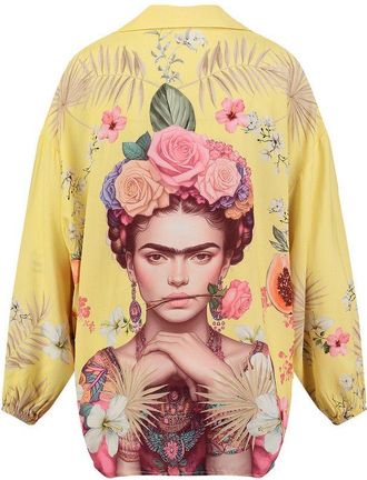 Key Largo Langarmbluse WB GALLERY v-neck (1-tlg)