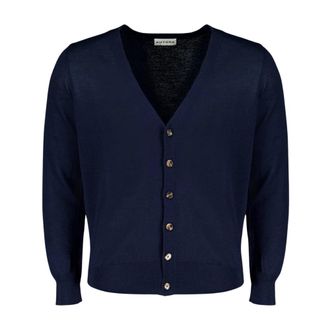 Autore Cardigan Hoffman - - Knitwear - Herren - Blau - 2XL
