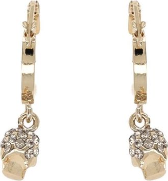 Alexander McQueen Skull Earrings - Gold