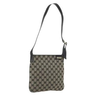 Gucci Sac bandouli&egrave;re vintage GG Canvas Pre-owned - Femme - Pre-owned - Brun - Taille: ONE Size