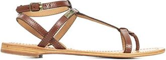 Les Tropeziennes HILAN, Sandales Bout Ouvert Femme, Marron (Tan), 40 EU
