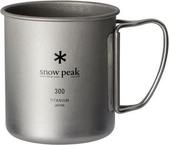 Snow Peak Mug en titane à paroi simple (MG-142), gris