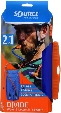 SOURCE Trinkblase Widepac D|Vide, blau, 2 Liter, 2061520102