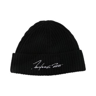 Kenzo Rippstrick-Beanie mit Logo - - Accessories - Herren - Schwarzk - ONE SIZE