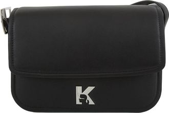Karl Lagerfeld Femme, Sacs, Noir, Taille: ONE Size K Logo Saddle Bag