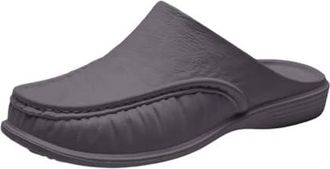 Generic Sandales mules à bout fermé pour homme avec fond doux, légères, confortables et respirantes, sandales plates synthétiques protégeant les pieds nus, ré
